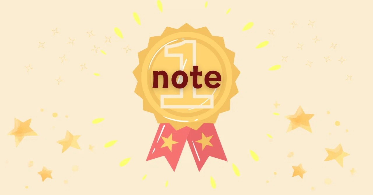 note1周年のコト｜yumiko