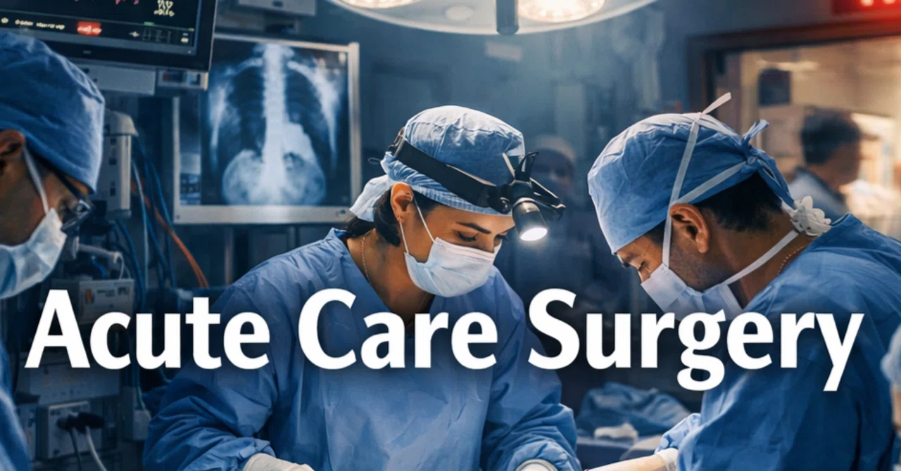 Acute Care Surgery（ACS）とは何か：外傷・急性腹症・ICUをつなぐ「急性期の外科」｜考える外科医