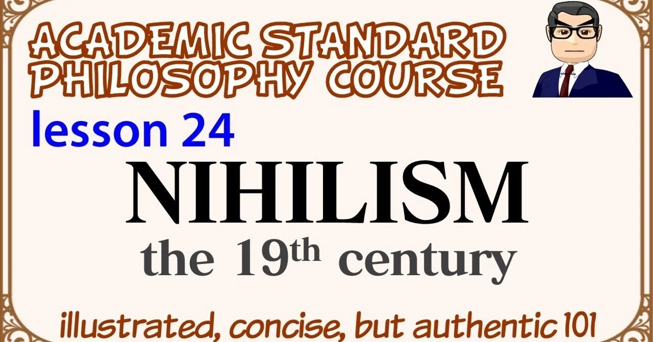Lesson 24: NIHILISM: Schopenhauer, Kierkegaard, Wagner, and Nietzsche ...