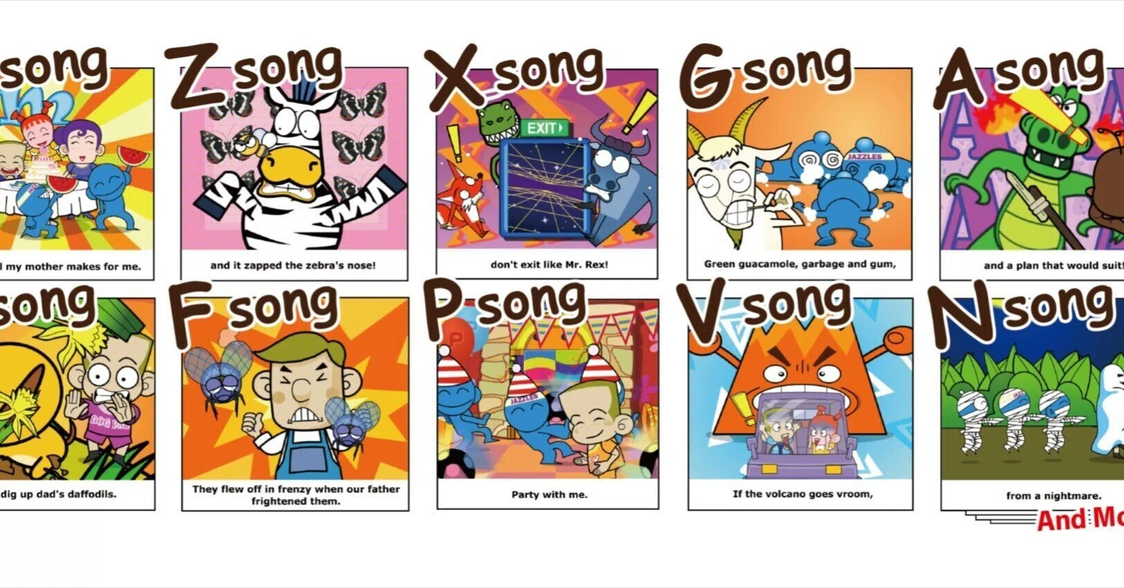 Jazzles -Sing to Read! A to Z Animations!｜note