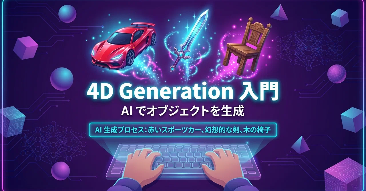 Roblox の 4D Generation 入門 - プレイヤーがゲーム内で AI オブジェクトを生成する新機能｜ロブロリー