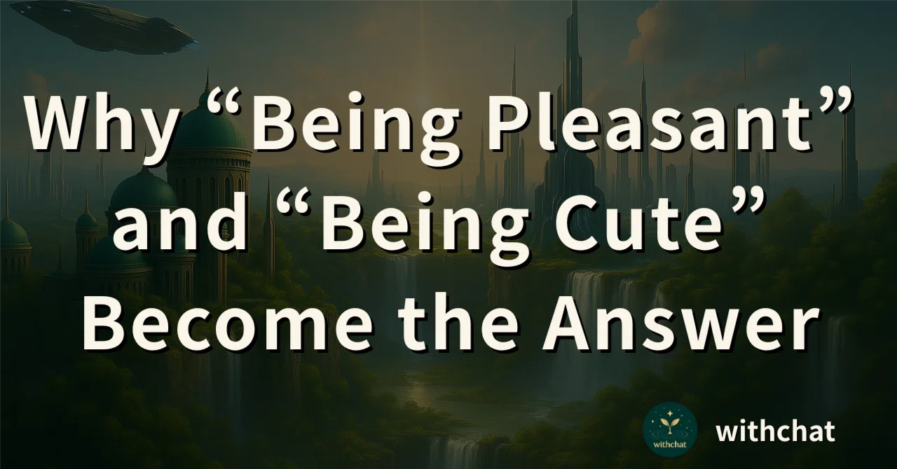 Why “Being Pleasant” and “Being Cute” Become the Answer— A Society ...
