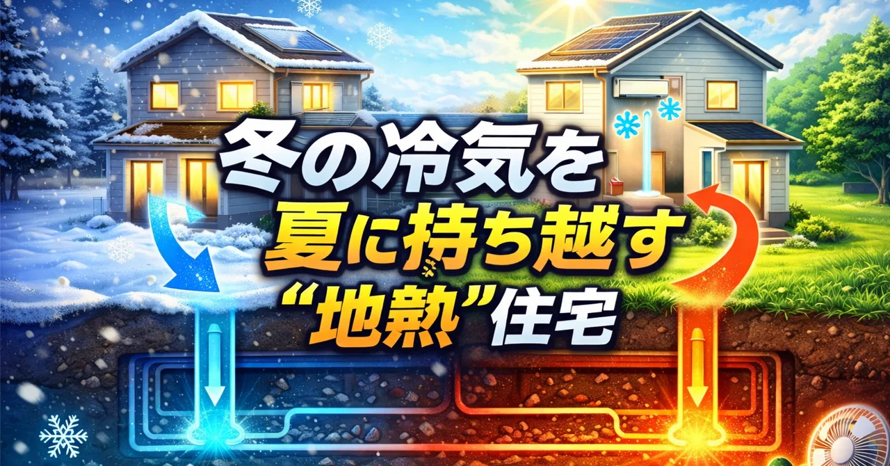 冬の冷気を夏に持ち越す「地中熱住宅」は普及した？2010→2025の到達点｜MASAMI ENDO
