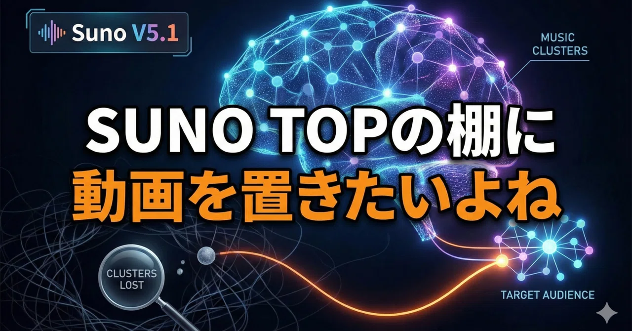 【SUNO TOPの棚】に動画を置きたいよね｜Hato Lab's