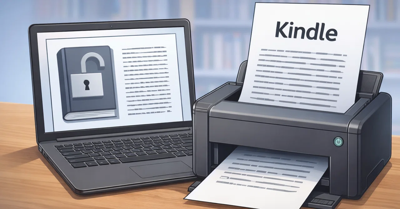 Kindle本は印刷できるの？／DRM／Edgeで音声確認もこれでできます。｜あみきん♬Focus Cafe