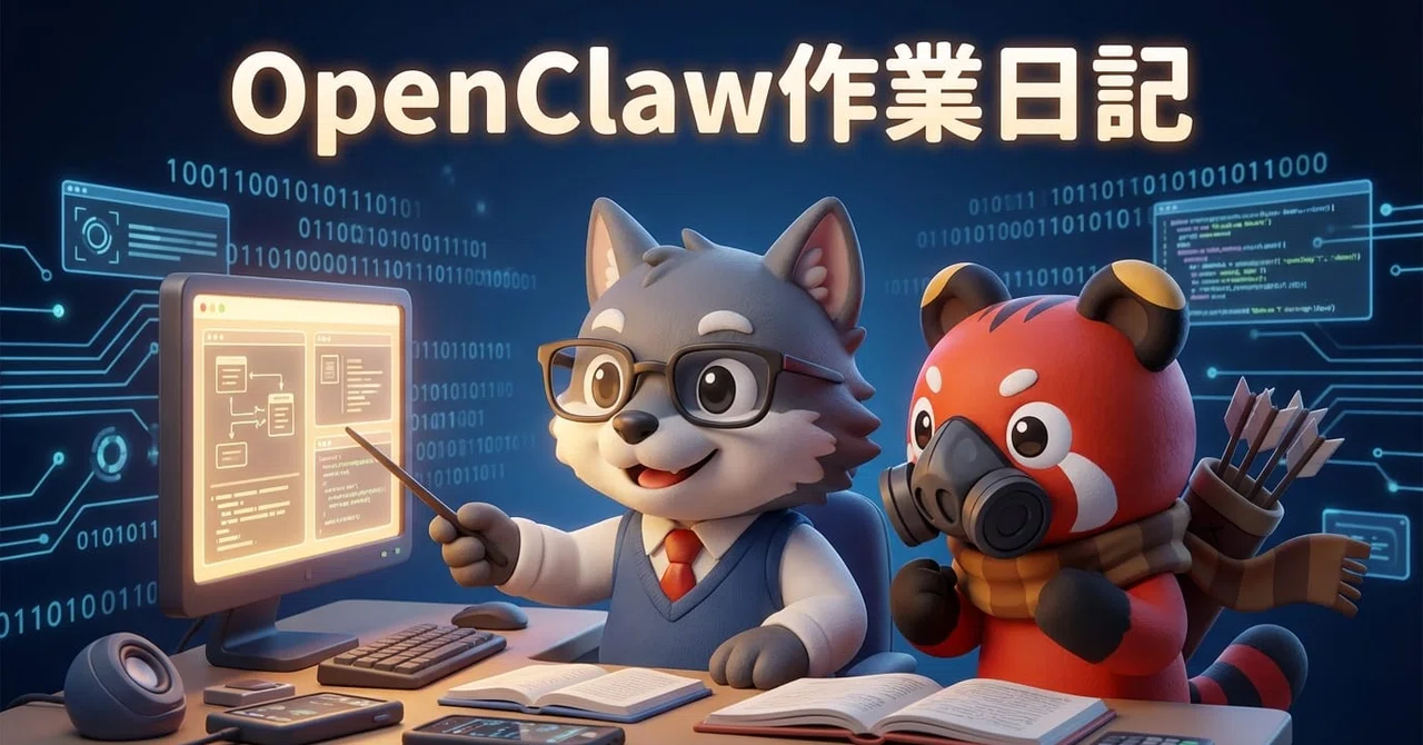 📝 【OpenClaw作業日記】2026-02-12 「Podcast全自動生成システム」構築への挑戦！理想と現実のギャップ｜図解師★ウルフ