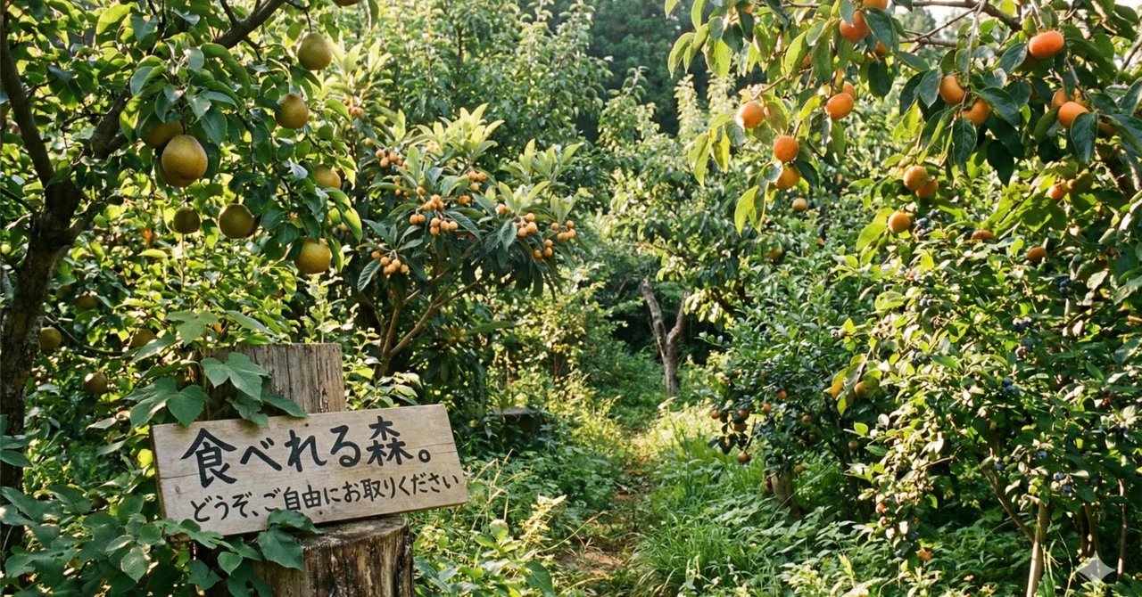 Edible Island — 誰のものでもない『食べれる森』の話 —｜『食べれる森（Edible Forest）』by わさびぃ