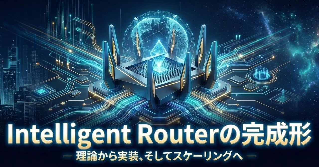 Intelligent Routerの完成形― 理論から実装、そしてスケーリングへ ―｜AI業界の魔法使い「Sakura」/ BONGINKAN代表