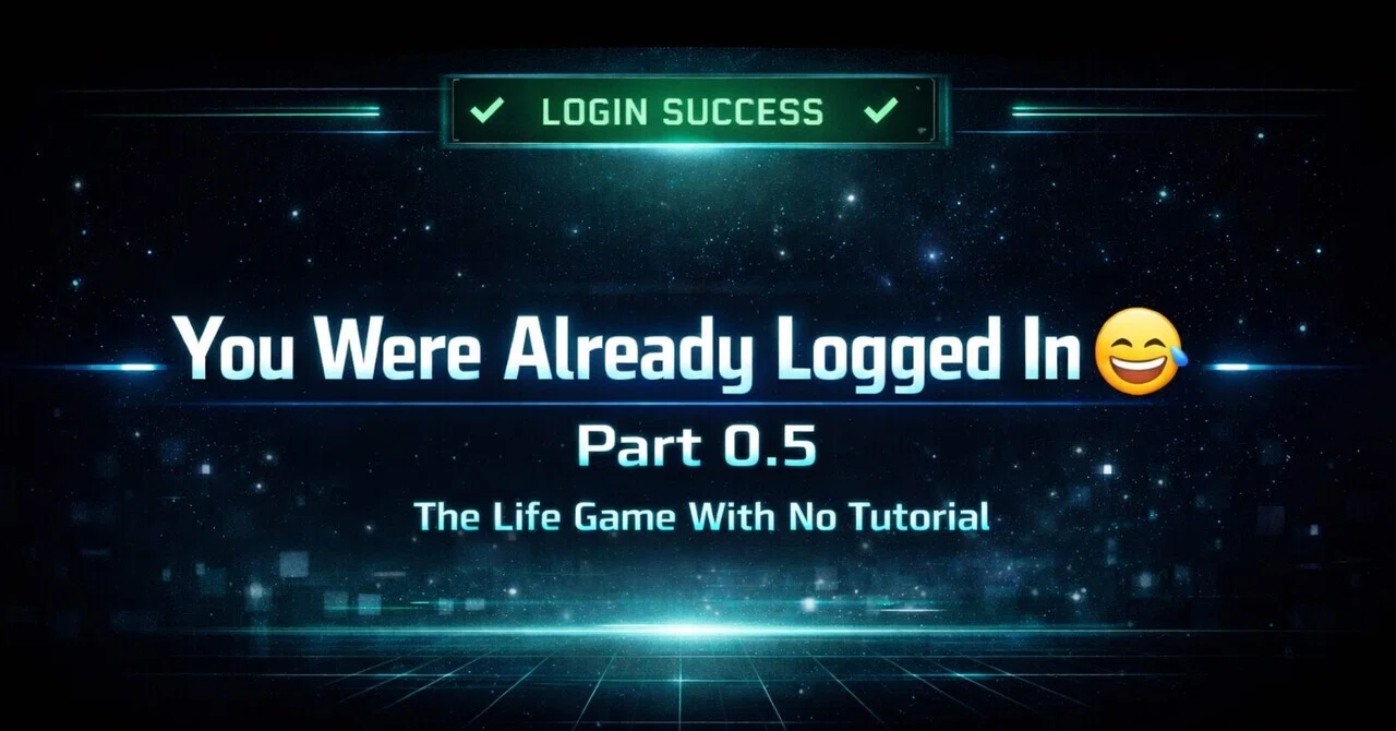 🎮You Were Already Logged In — The Life Game With No Tutorial ／PART 0.5 ...
