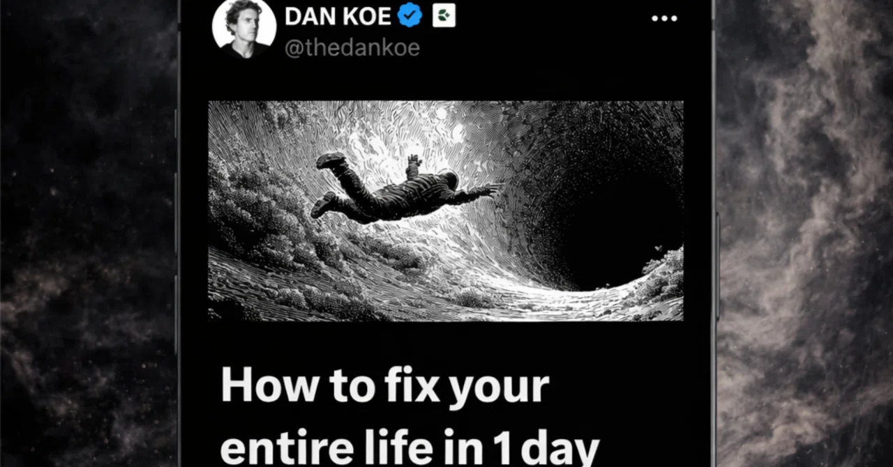 たった1日で、人生を立て直す方法。｜DanKoe｜マーフの成功の法則note