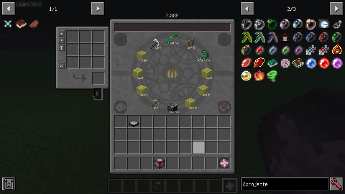 【Minecraft】ProjectEとProjectEXの簡易解説【Mod簡易解説】【1.12.2】｜おしらくさ