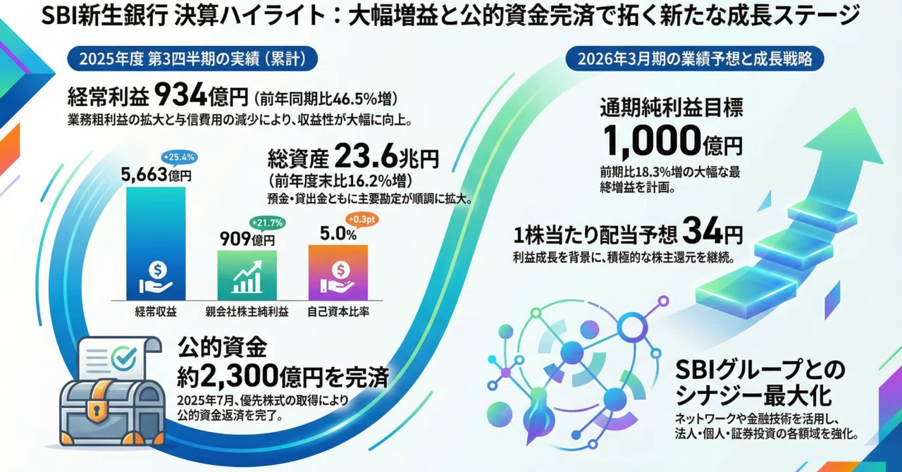 【勝手に分析】SBI新生銀行（8303）「需給の重石」か、「再生の第2章」か。2,300倍の信用倍率が示す光と影｜エス