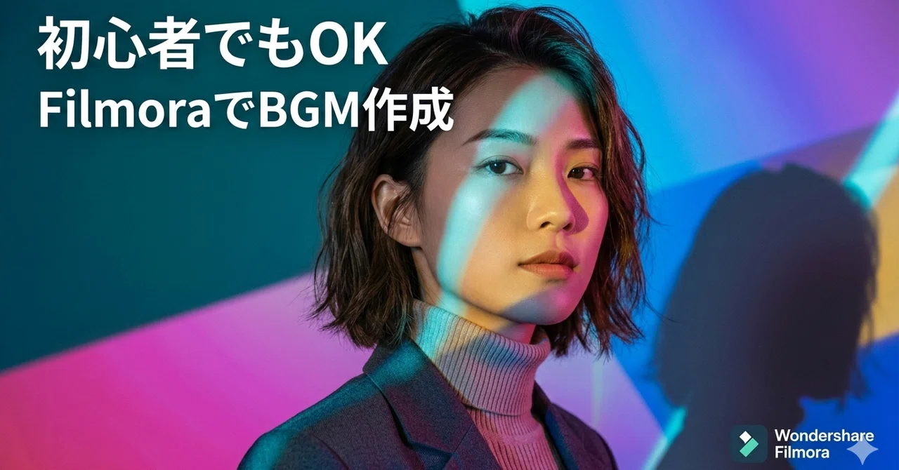 🎵 動画のBGM、もう探さなくていい——FilmoraのAI音楽生成機能が初心者の悩みを一発で解決する｜BILzy