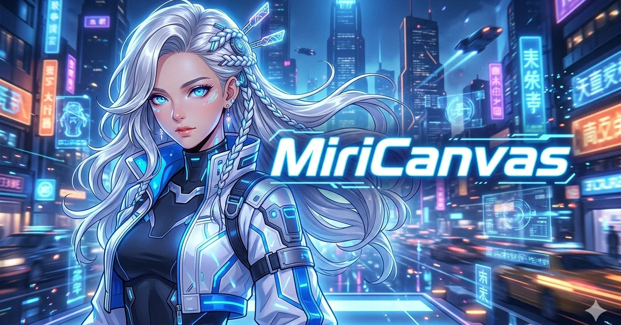 第一回 MiriCanvasの始め方｜基本操作をマスターする｜秋月冬陽