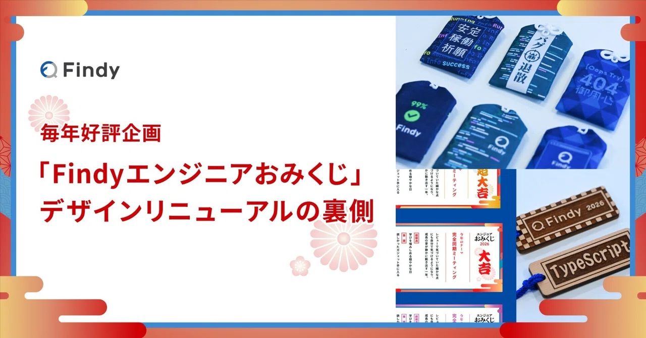 毎年好評企画「Findyエンジニアおみくじ」デザインリニューアルの裏側｜さどりん