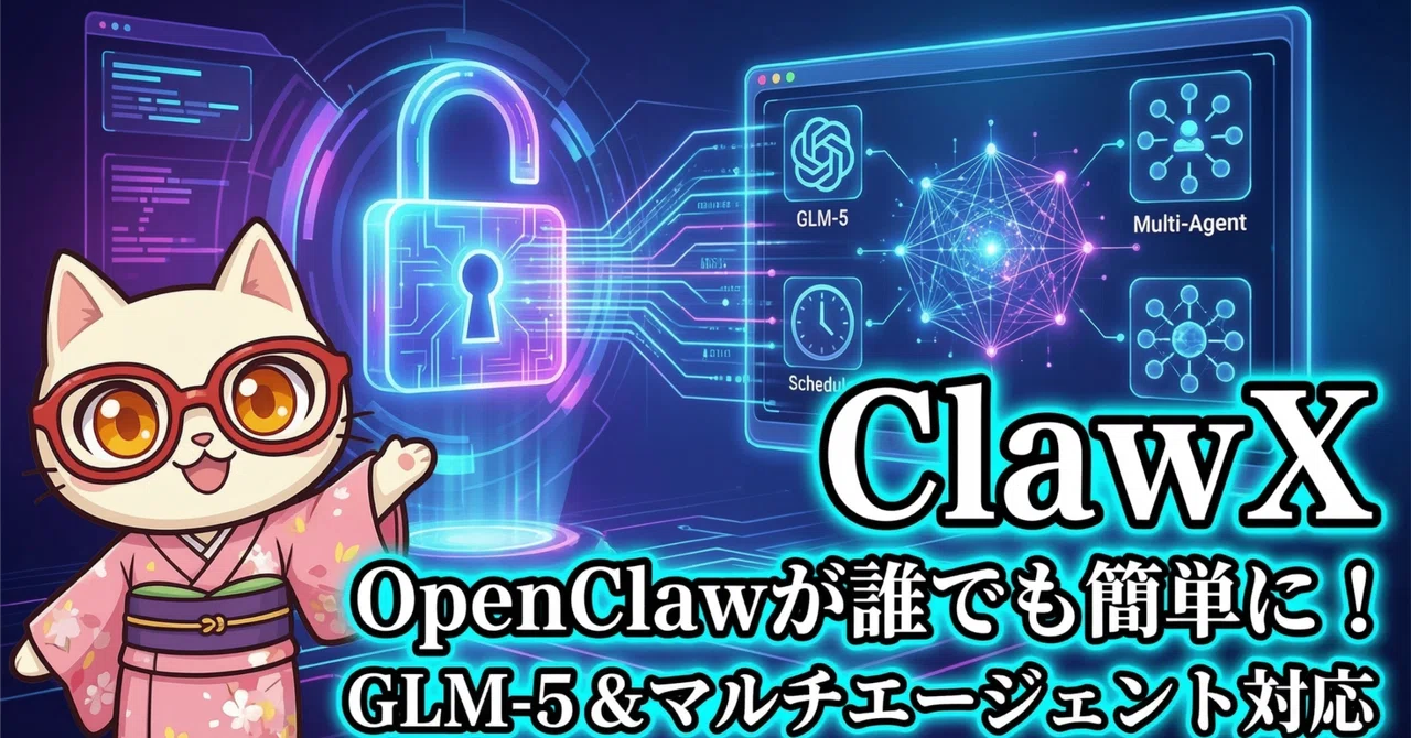 OpenClaw のデスクトップアプリ「ClawX」を触ってみた。GUI で導入しやすく、Z.AI の GLM-5 も使えて、スケジュール機能 ...