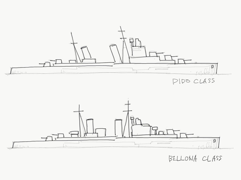 DIDO CLASS & BELLONA CLASS｜Gピン