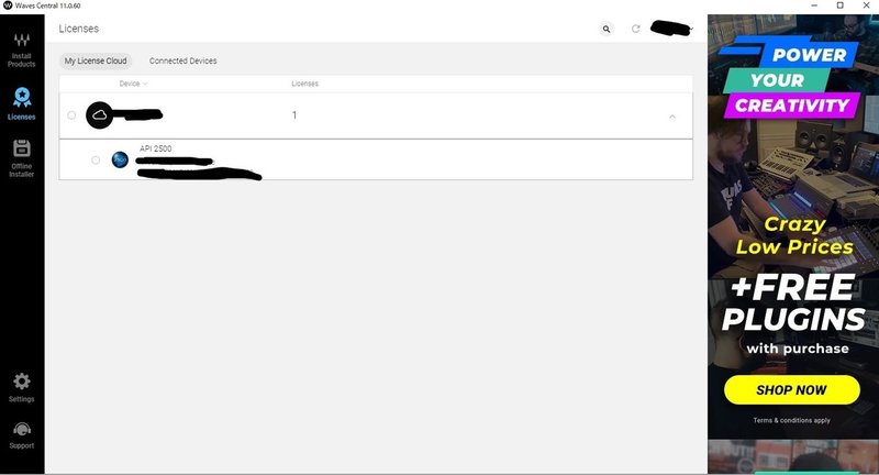 Waves製品のライセンス登録方法｜バロン