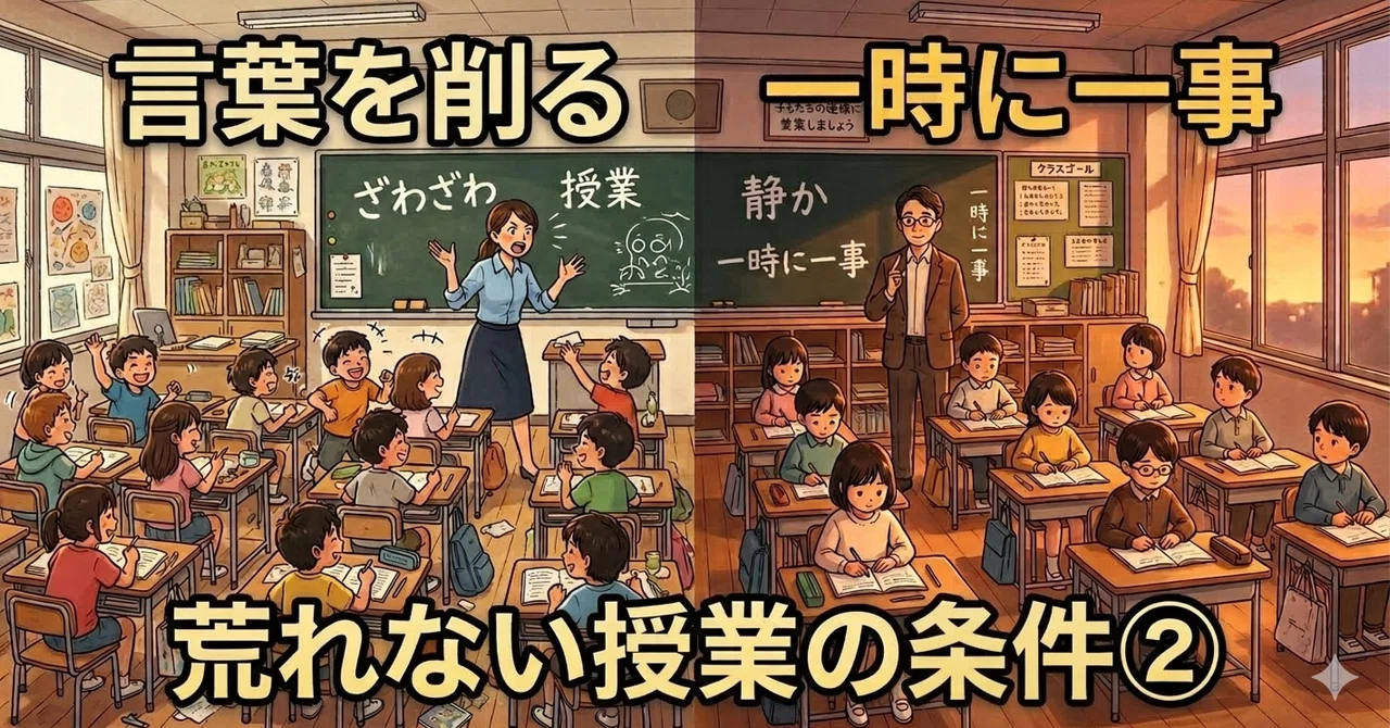 教師がしゃべるほど、授業は荒れる—小嶋先生の「言葉を削る」が衝撃だった—｜TOSSファミリー