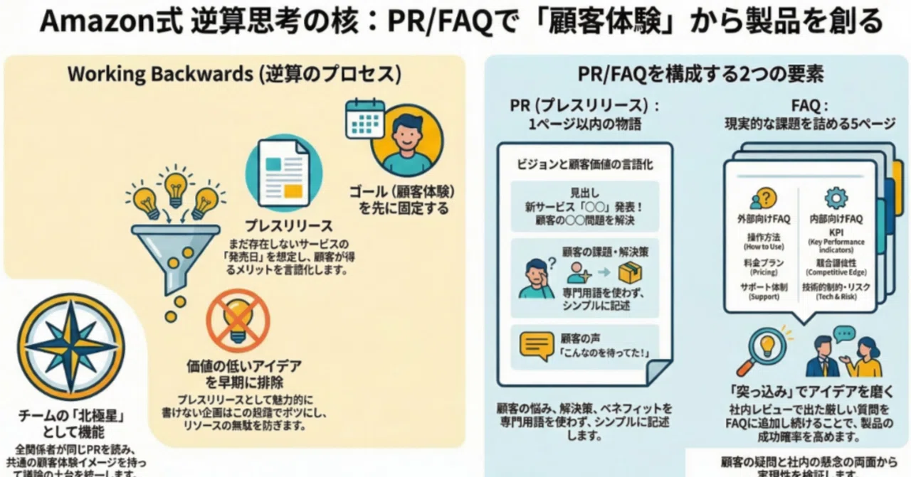 Amazonの逆算思考＆「PR/FAQ」とは？｜平野敦士カール