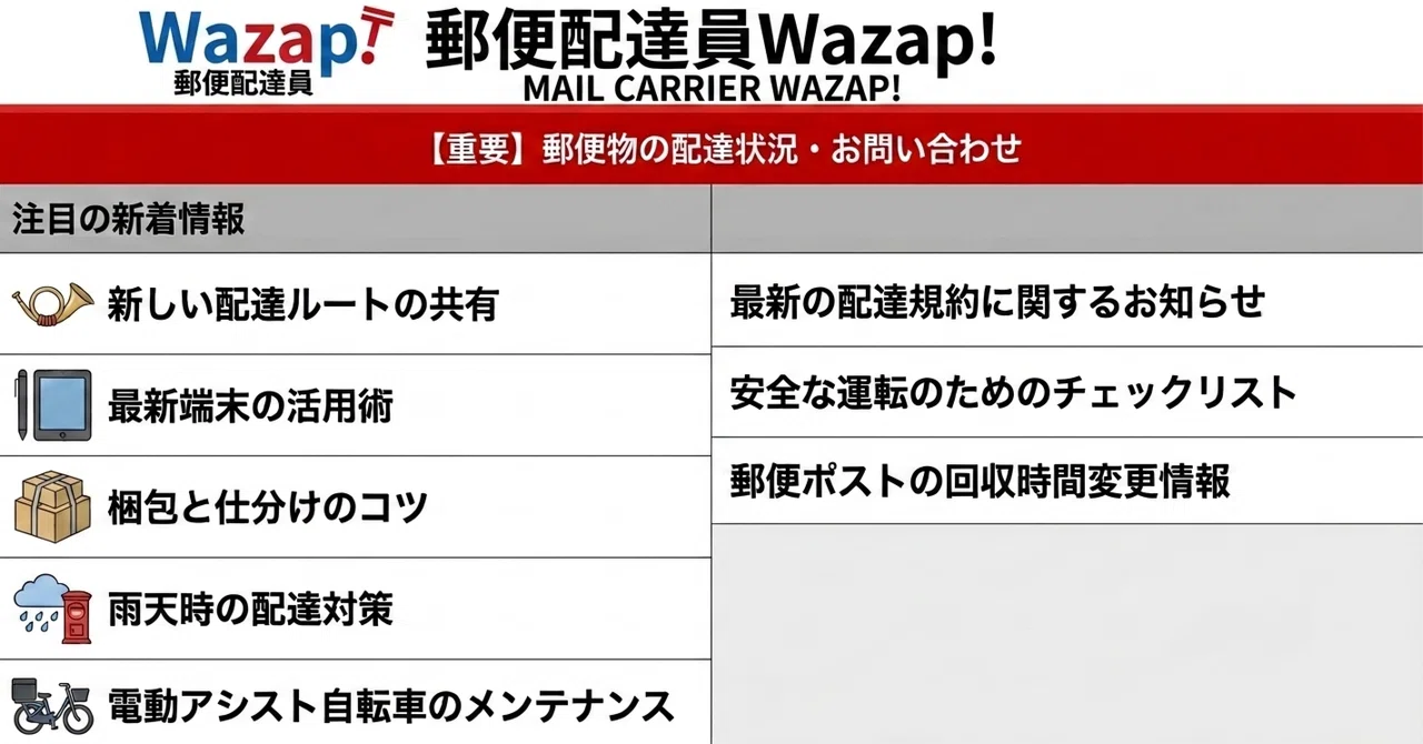 Day 1250 on the Job: Mail Carrier wazap｜10年無職のしろやぎ、郵便配達員になる