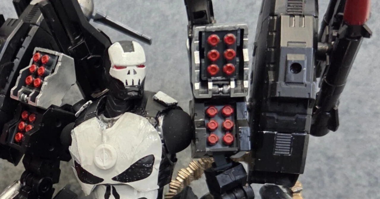 パニッシャーウォーマシンを創る💀Punisher War Machine Custom Build｜PLAMARVEL