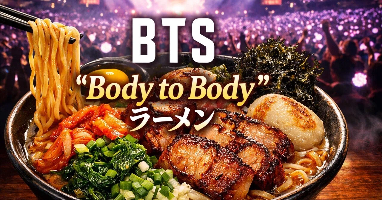 🍜 BTS “Body to Body” Ramen — Complete Interpretation Version｜麺聖 潤平｜麺道行 ...