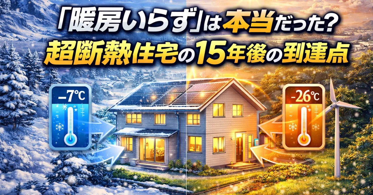 「暖房いらず」は本当だった？超断熱住宅の15年後の到達点｜MASAMI ENDO