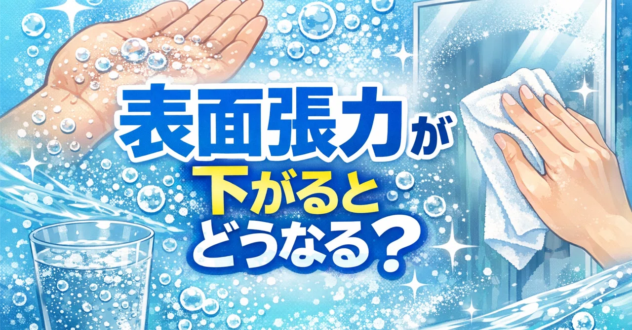 What happens when surface tension decreases?｜東方炭酸システム