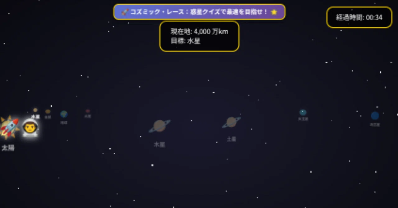 [Science x DX] Race through space with planetary knowledge! I am ...