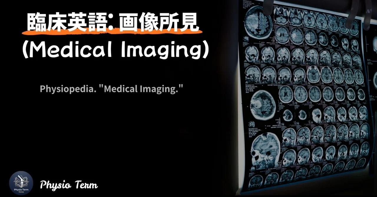 臨床英語: 画像所見（Medical Imaging） ｜Physio Term