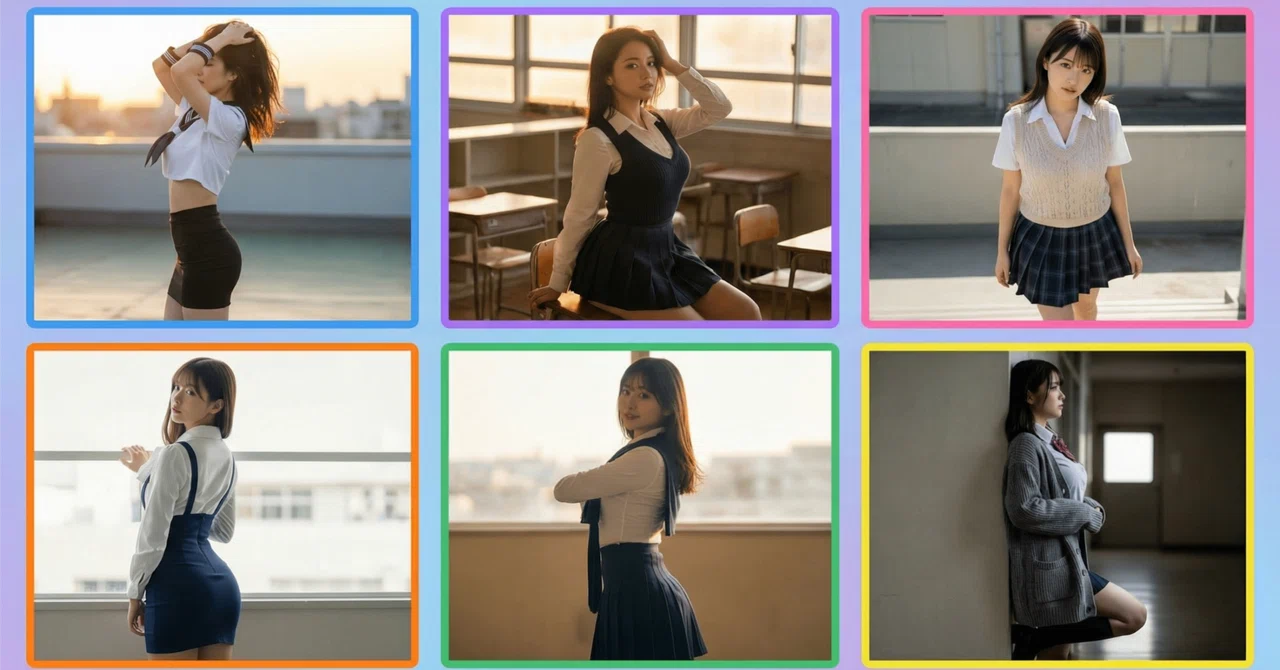 [Ready to Use] Allure Shown Through Modern Feminine x Tight Uniforms｜俺の娘たち