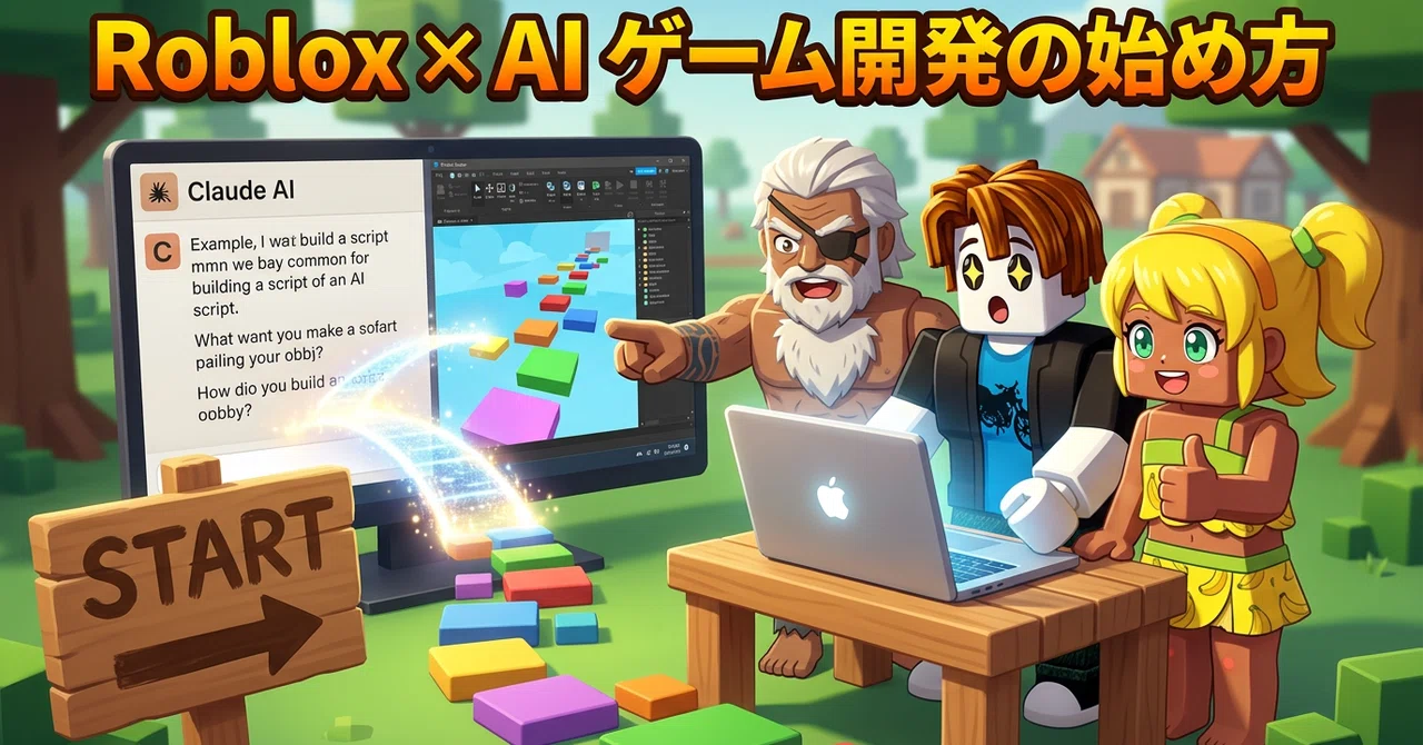 Roblox × AI ゲーム開発の始め方｜ゼロからClaude Desktopで最初のゲームを作るまで｜シャックじぃ