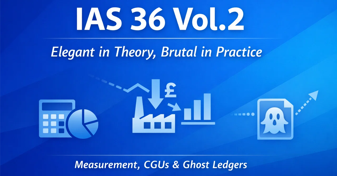 IAS 36 Vol.2：過酷な減損実務 — CGU、RA、VIU、そして二重元帳｜IFRS-LABO