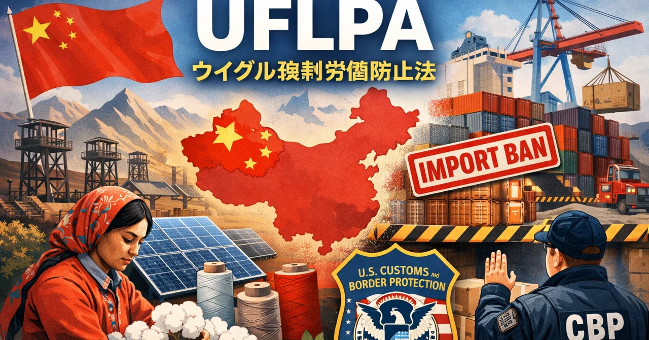 [CBP26-01]UFLPAとは何か｜CBP（米国税関）規制で韓国・日本企業も注意すべき輸出リスク｜eXGateAI