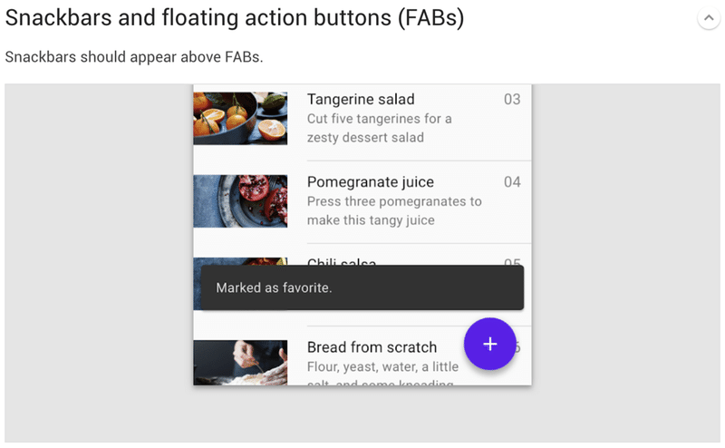 【Material Design】SnackbarとToastの使い分けと注意点｜kanna UI/UX Designer