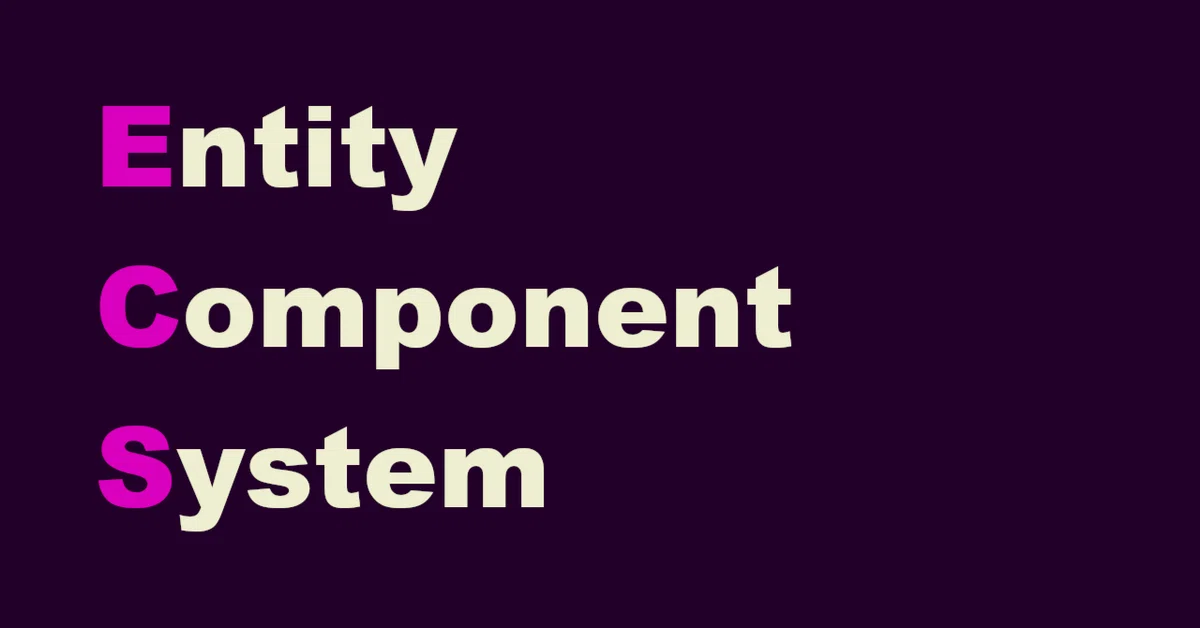I tried implementing a simple ECS｜SKTUDR