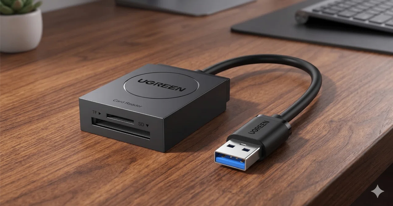 UGREEN's budget card reader is just right for 'having one on hand'｜あかうさ📸
