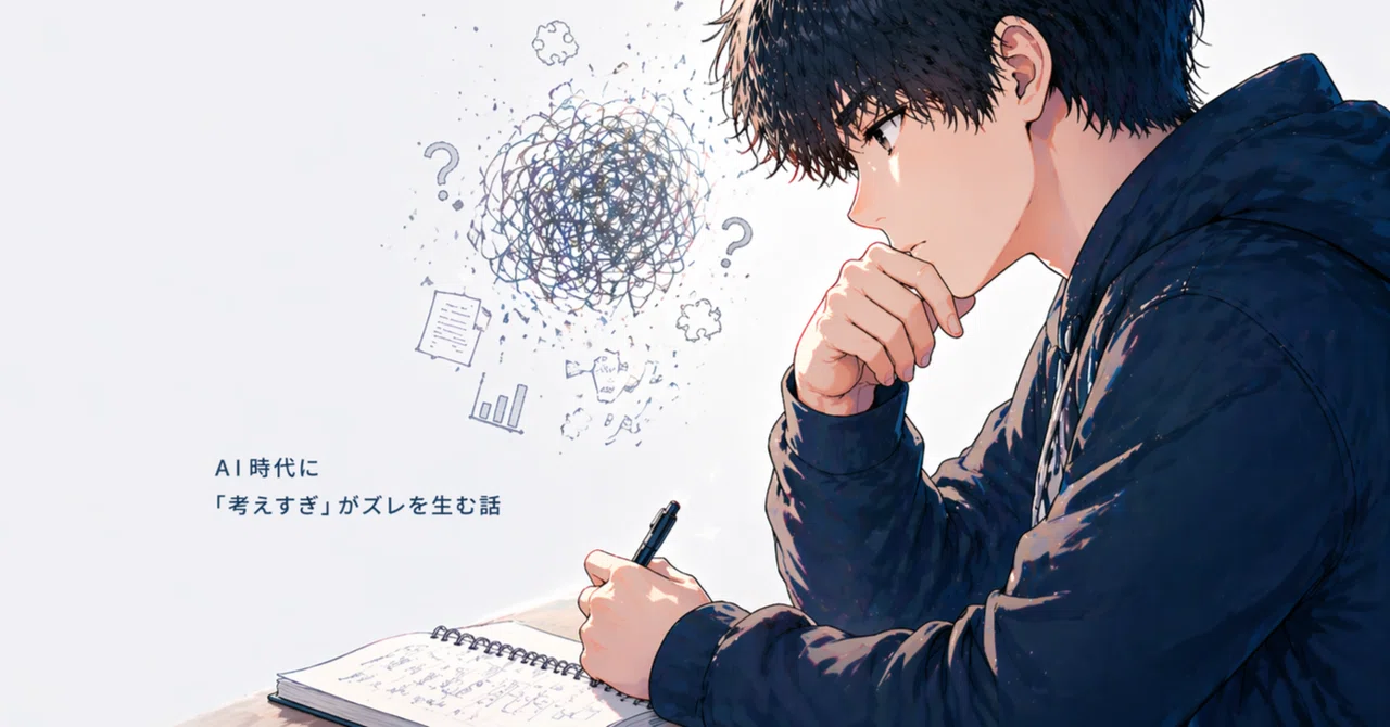 The more people think, the more they seem to complicate things｜いちばのよしくん@CSM