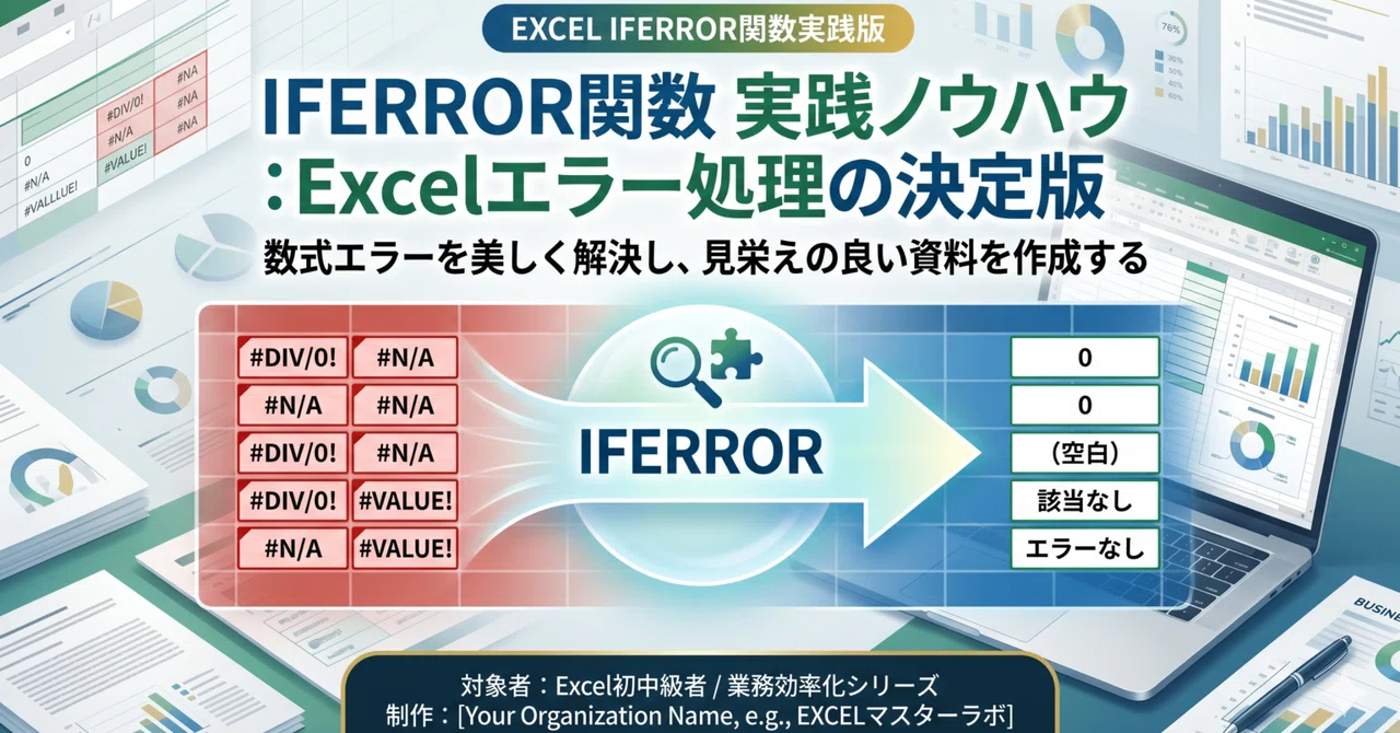 EXCELでIFERRORを使おう｜たかだん2