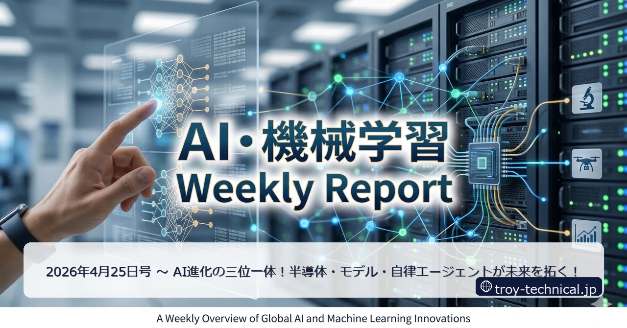 Troy Technical AI & Machine Learning Weekly Report April 25, 2026 - The ...