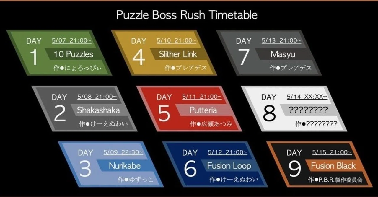 Puzzle Boss Rush No.0 はじめに｜Puzzle Boss Rush