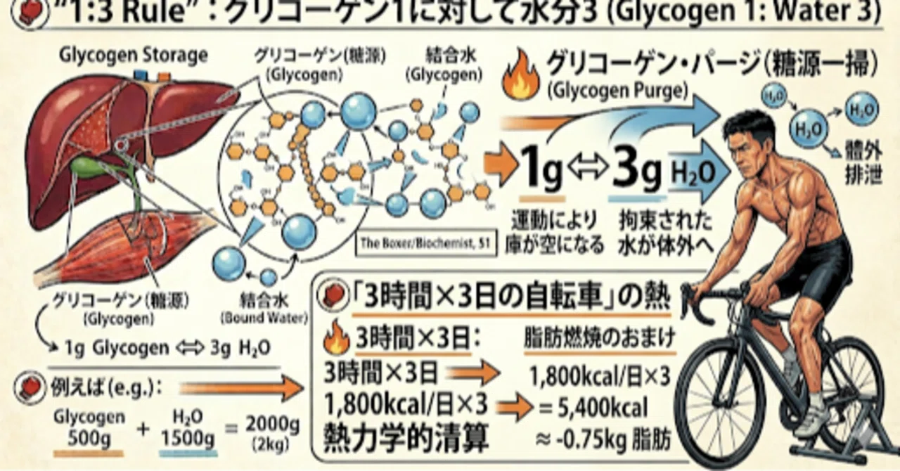 【オジボク】51歳、3日で4kgを削ぎ落とす「生化学的リセット」の全貌【実録】｜バツイチ窓際リーマン/モテのためボクシングオジ