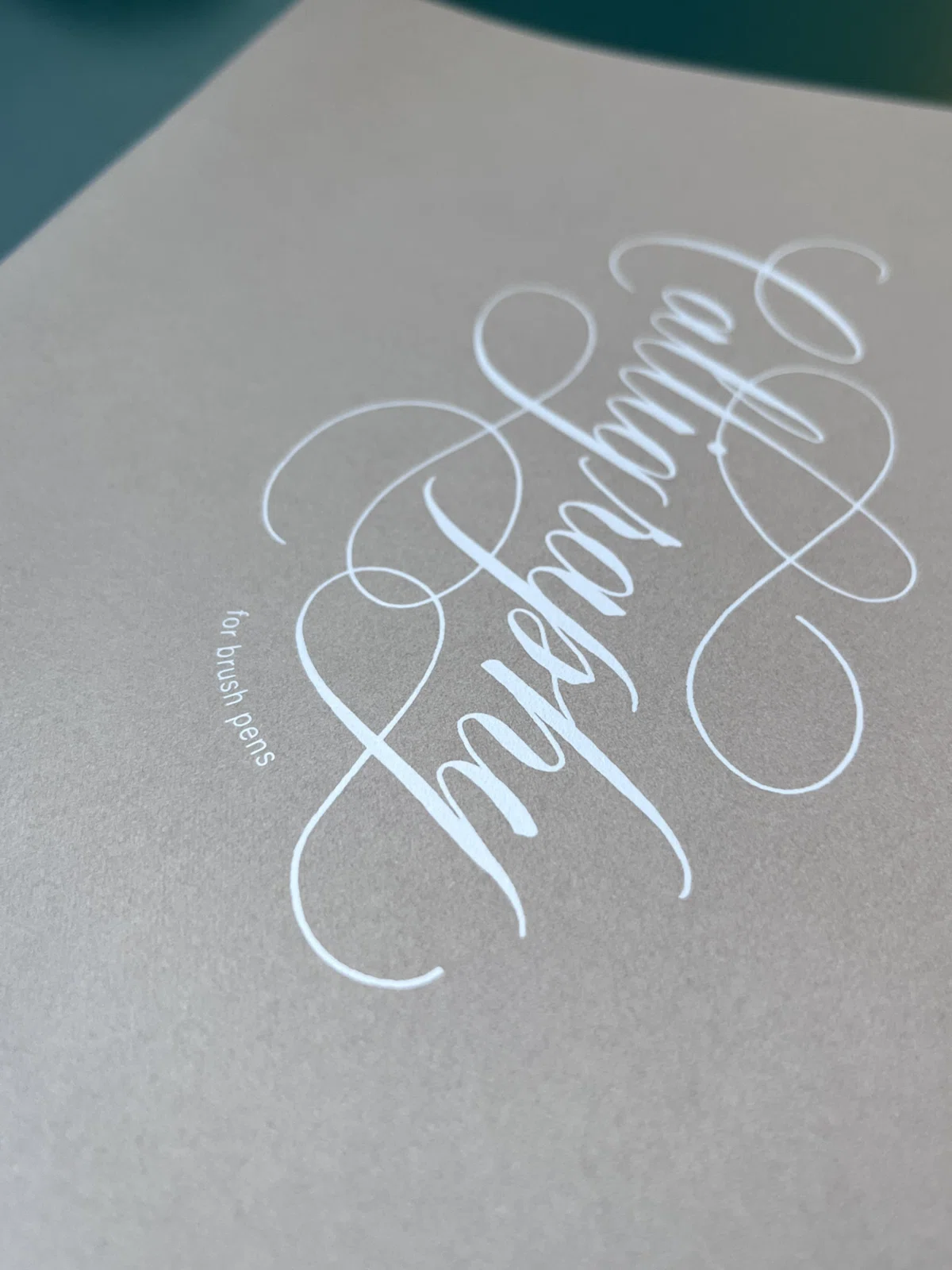 This is how the two ZINEs I made are structured｜Quick Brown Fox カリグラフィー