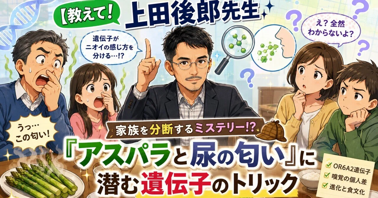 [Tell Me, Dr. Goro Ueda!] A Mystery That Divides Families!? The Genetic ...