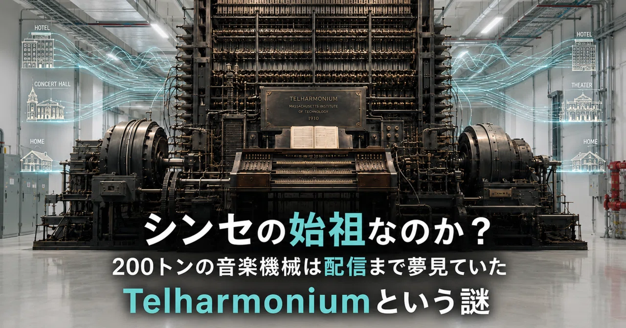 これはシンセの始祖なのか？200トンの音楽機械は配信まで夢見ていた