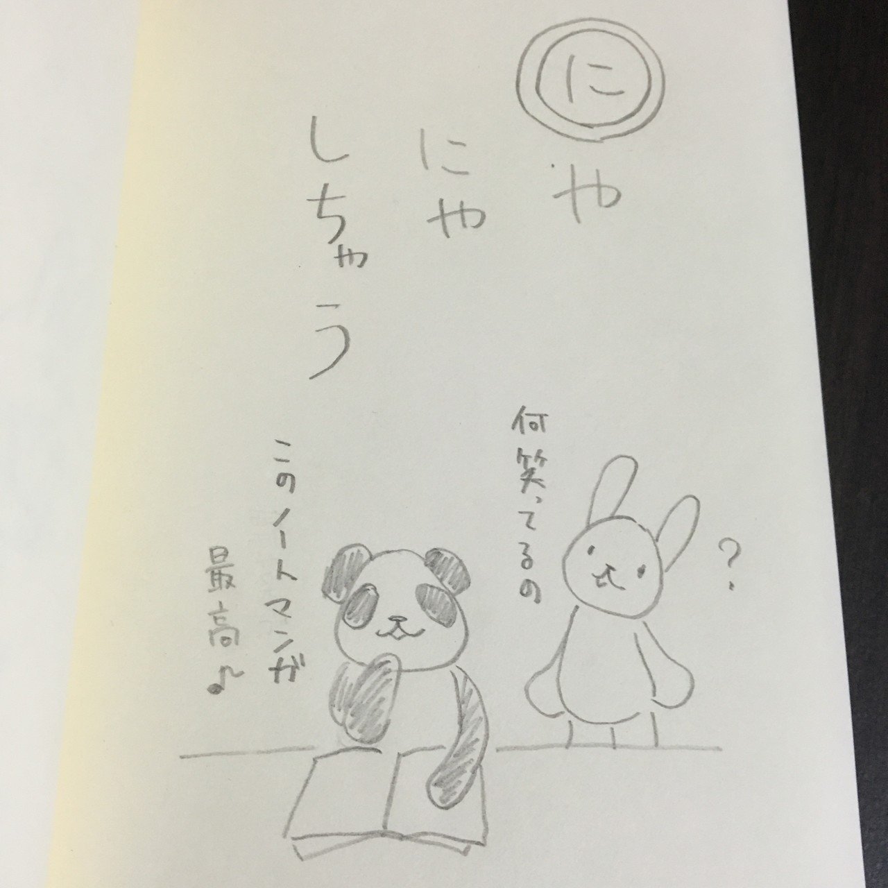 noteかるた「に」 #noteかるた #noteクリエイター #ちゅうハヤ #マンガ #パンダ｜suna
