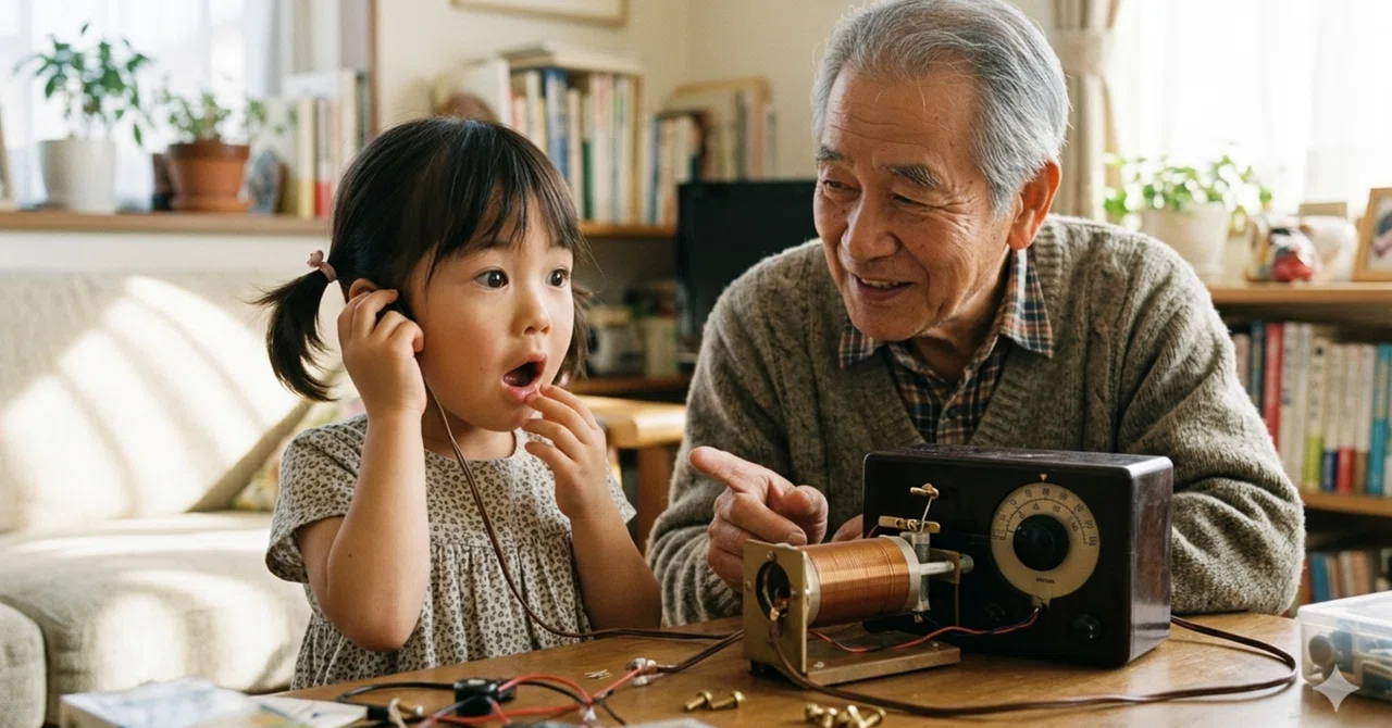 【旅とラジオ】鉱石ラジオでNHK-R2を聞けた | 埼玉県久喜市｜ラジオと地理｜旅行×現地受信×地図