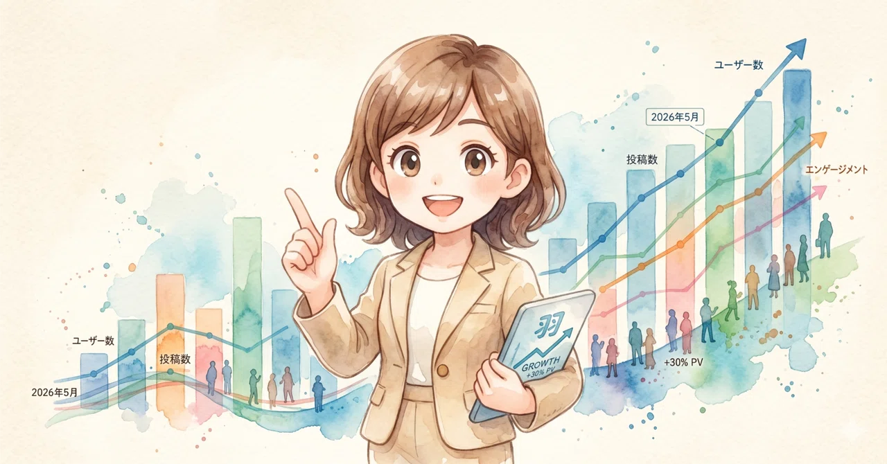 【2026年5月版】なぜ今noteなのか、数字で説明する｜このみ｜生成AI × SNS講師