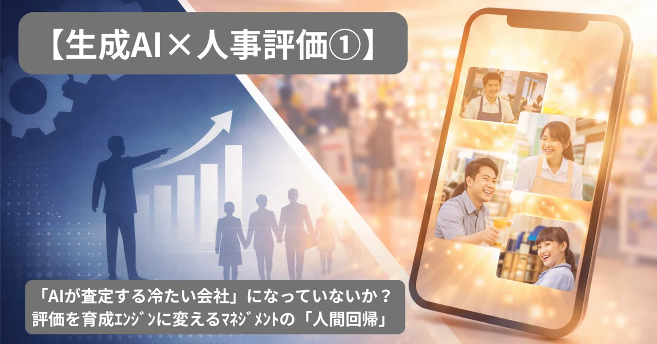 【生成AI×人事評価①】「AIが査定する冷たい会社」になっていないか？評価を育成のエンジンに変えるマネジメントの「人間回帰」｜ 小野研志｜選ば ...